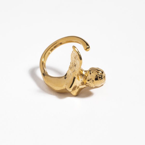 Gold Angel Ring – Annabel