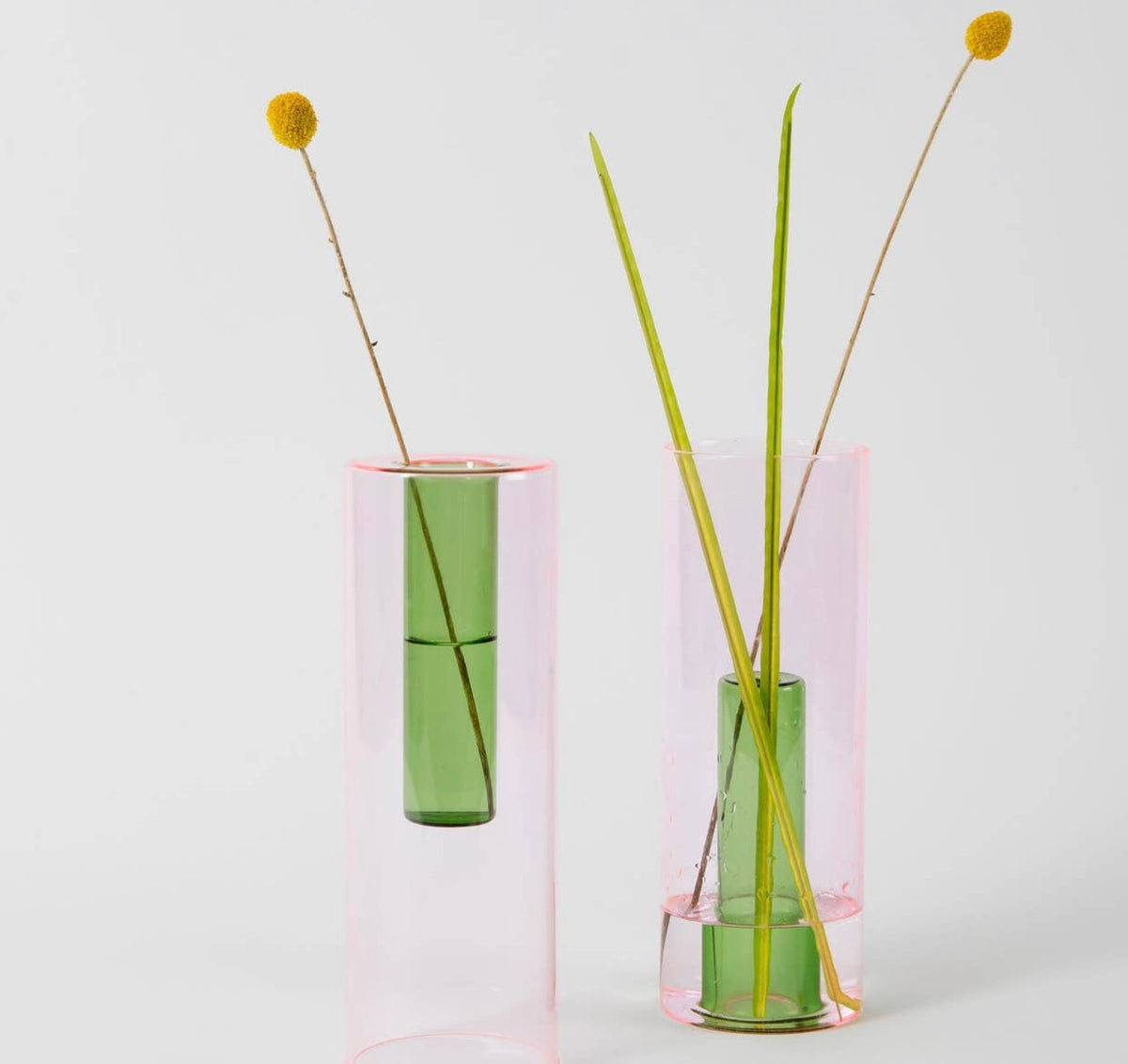 Block Design Large Reversible Glass Vase – Annabel